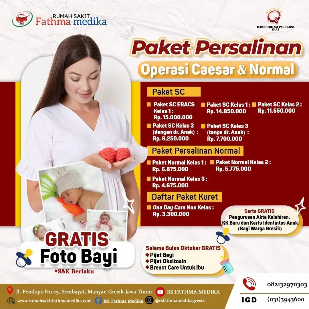 Program Promo Paket Persalinan - RS Fathma Medika